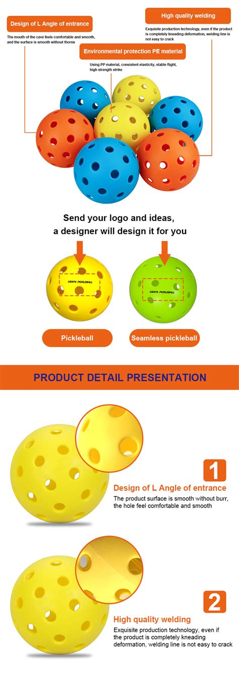 Loki Pickleball Balls High Quality And Custom Logo Support