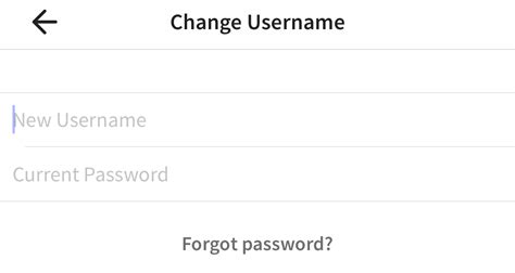 Changing Your Username Help Center