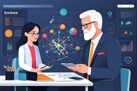 Premium Photo Create An Illustration Of A Teacher Using Ai Algorithms For Predictive Modeling