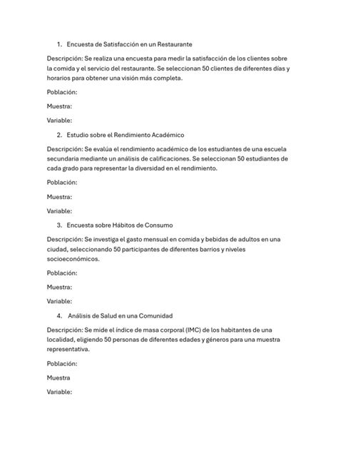 Encuestas Y Análisis De Satisfacción Y Salud Pdf