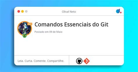 Comandos Essenciais Do Git