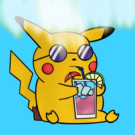 Pikachu Wearing Sunglasses