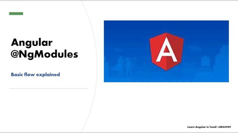 Angular13 NgModule YouTube