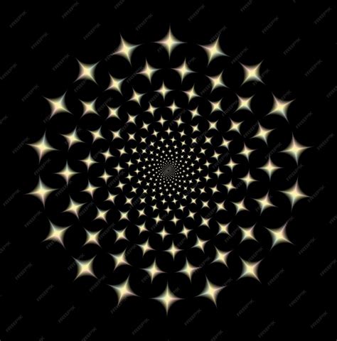 Premium Vector Fibonacci Gradient Blurred Ratio Spiral Vector Pattern