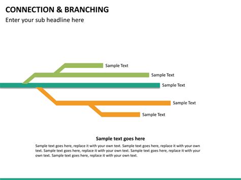 Connection And Branching Powerpoint Template Sketchbubble