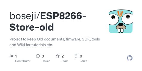 github boseji esp8266 store old project to keep old documents