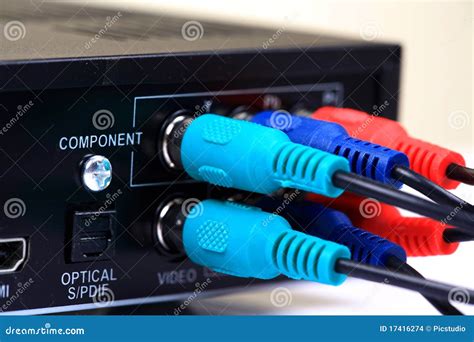 Component Cable Connection Stock Photo Image Of Colorful 17416274