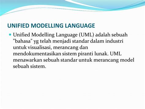 PPT UNIFIED MODELLING LANGUAGE PowerPoint Presentation Free Download ID