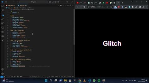 Como Fazer Efeito De Glitch Com Html Css P2 Code Dev Programming
