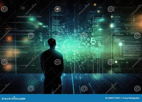 Portrait Of A Programmer In The Modern Computer World Stock Image Image Of People Learning