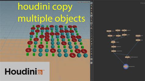 houdini copy multiple objects new way youtube