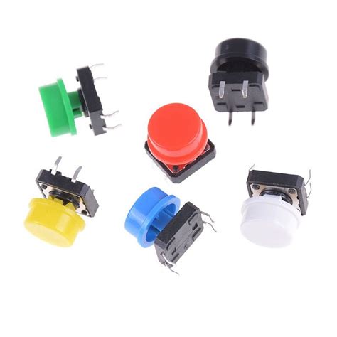 chave botão push button 12mm a prova d agua bit maker arduinos