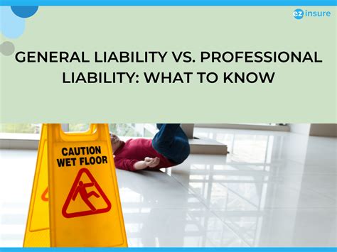 General Liability Vs Professional Liability What To Know EZ Insure