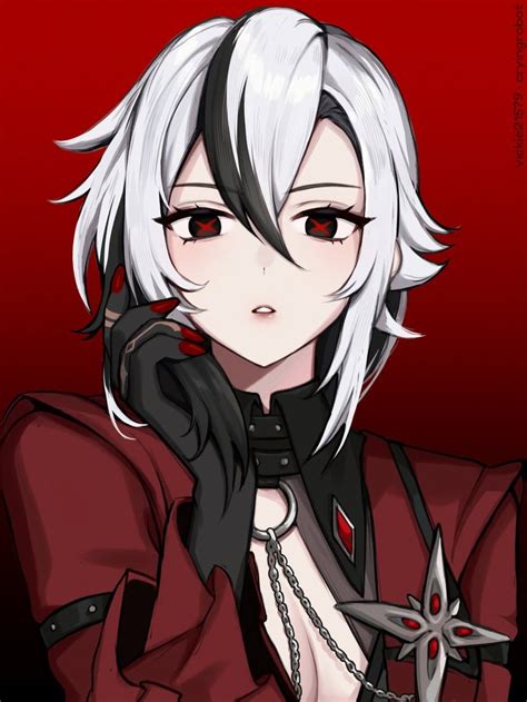 Arlecchino Genshin Impact Drawn By Vickie Cryingrobot Danbooru