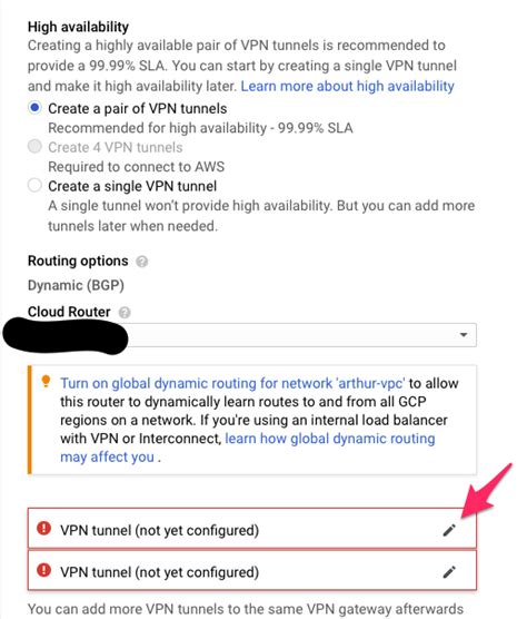 Setting Up Redundant VPN Tunnels To Google Cloud Platform GCP Cato Learning Center