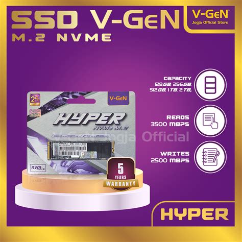 Jual Ssd Gb Gb Gb Tb V Gen Hyper Nvme Garansi Resmi Shopee Indonesia