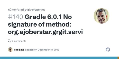 gradle 6 0 1 no signature of method rvice