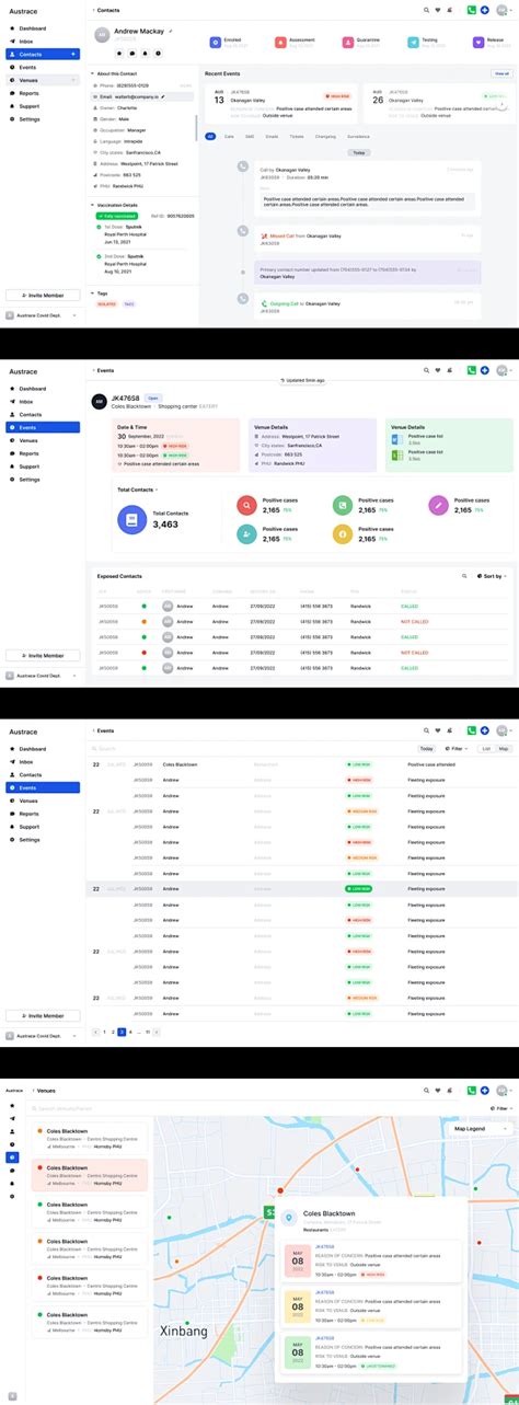 明暗两套dashboard Saas后台管理系统仪表盘模板ui界面设计 花瓣网