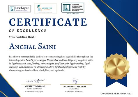 Anchal Saini On Linkedin Internship Completed Law Legalresearch