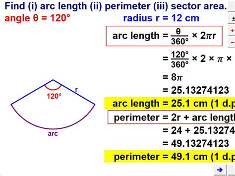 Arcs Sectors Segments Cones Spheres Teaching Resources