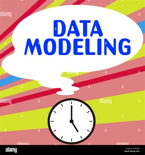 Sign Displaying Data Modeling Business Idea Process Of Transferring