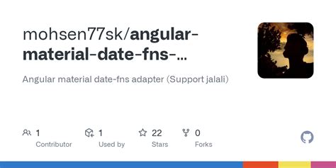 Github Mohsen77skangular Material Date Fns Adapter Angular Material