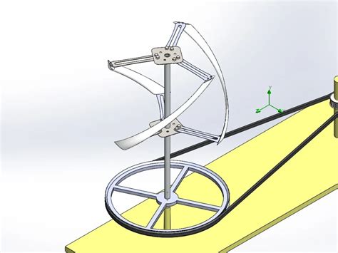 Optimized 3 Blade Helical Shaped Vertical Axis Wind Turbine Upwork