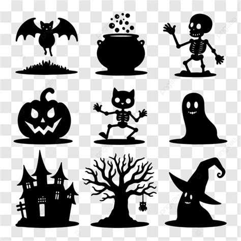 유령이 나오는 할로윈 실루엣 컬렉션 할로윈 실루엣 유령 같은 Png 일러스트 및 이미지 에 대한 무료 다운로드 Pngtree