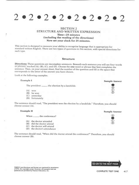 Complete Test 1 Structure Pdf