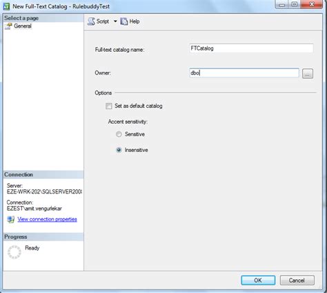 Full Text Search In SQL Server