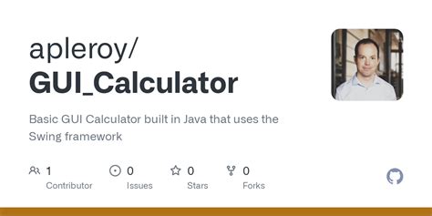 Github Apleroy Gui Calculator Basic Gui Calculator Built In Java That Uses The Swing Framework