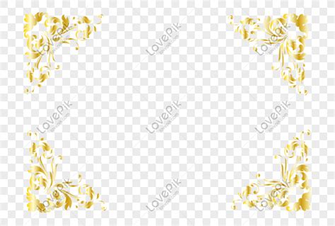 Golden Classical Pattern Classic Golden Pattern Pattern Png Picture