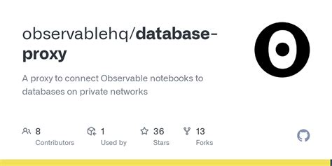 Github Observablehqdatabase Proxy A Proxy To Connect Observable