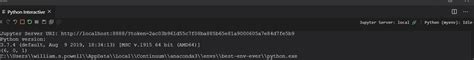 Interactive Window Will Not Switch To Specified Environment Issue Microsoft Vscode