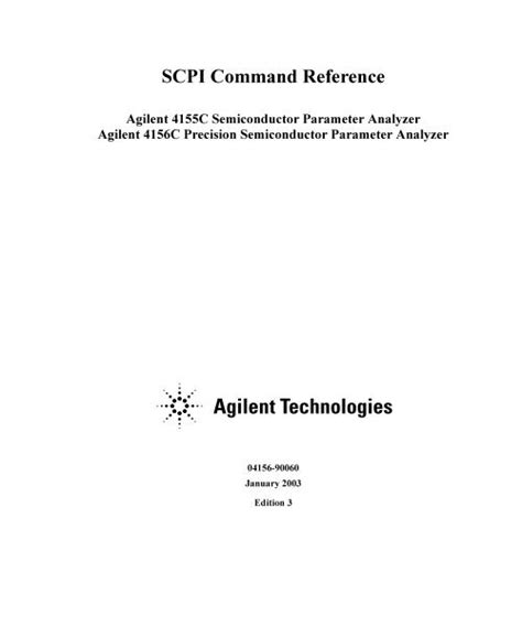 scpi command reference pdf