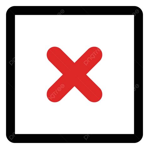 Negative Markings Incorrect X Marks Rejected Disapproved Denied Inaccurate Invalid Vector Red
