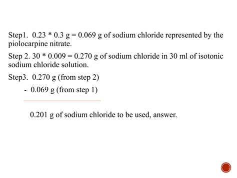 Lecture One Isotonic Solution Pptx