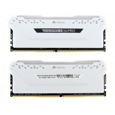 Corsair Vengeance Rgb Pro 8gb Ddr4 3200mhz Ram White