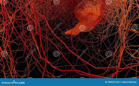 Human Arterial Circulatory System Anatomy Of Human Body Vector