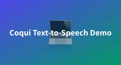 Coqui Text To Speech Demo A Hugging Face Space By Tykiww