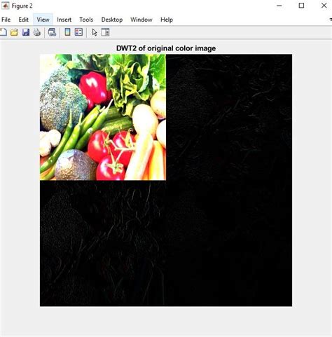 the result of performing multi level dwt on the original image