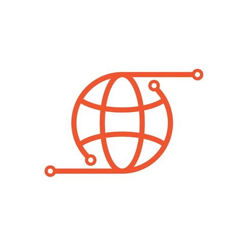 Premium Vector Internet Globe Icon Vector Concept Design Template