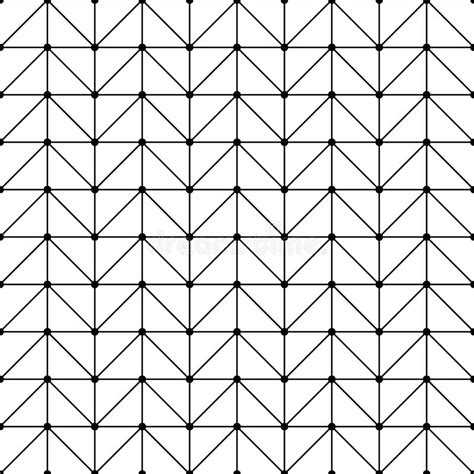 Vector Modern Seamless Geometry Pattern Dots Black And White Abstract Stock Vector