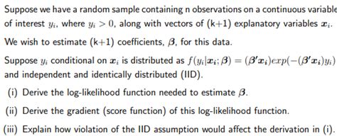 Solved Suppose We Have A Random Sample Containing N Chegg