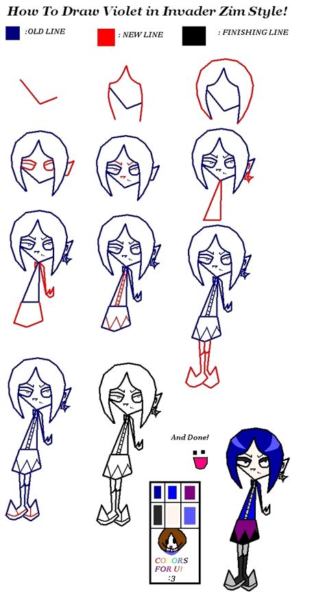 How To Draw Invader Zim Characters