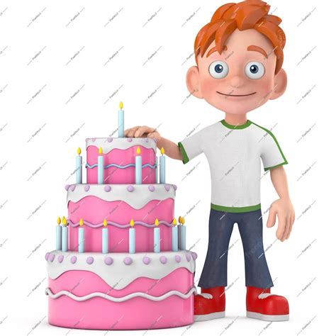 خرید و قیمت طلسم شخصیت نوجوان پسر بچه کارتونی با دسر کارتونی تولد کیک