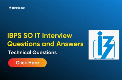 IBPS SO IT Interview Questions And Answers