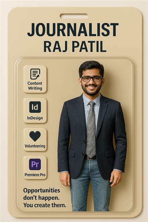 Madewithai Chatgpt Journalist Creativeresume Linkedinportfolio Raj Patil