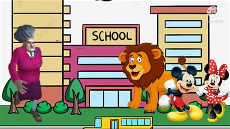 المعلمه الشريرة ضربت بندق وبندقه وملك الغابه جابلها الشرطة حبستها Youtube