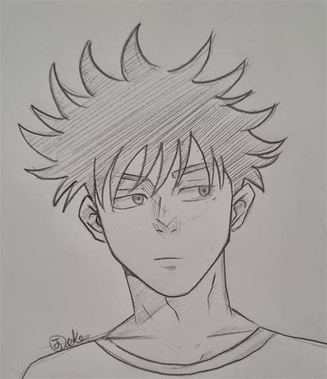 Megumi Fushiguro Drawing Anime Amino